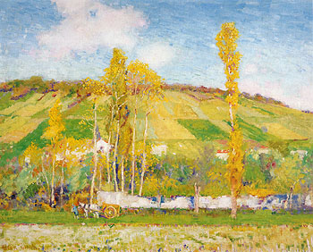 Reproduction art: Alson Skinner Clark Oil Painting - An Autumn ...