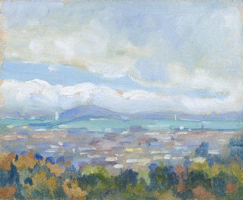 Reproduction art: Alson Skinner Clark Oil Painting - San Diego 1923